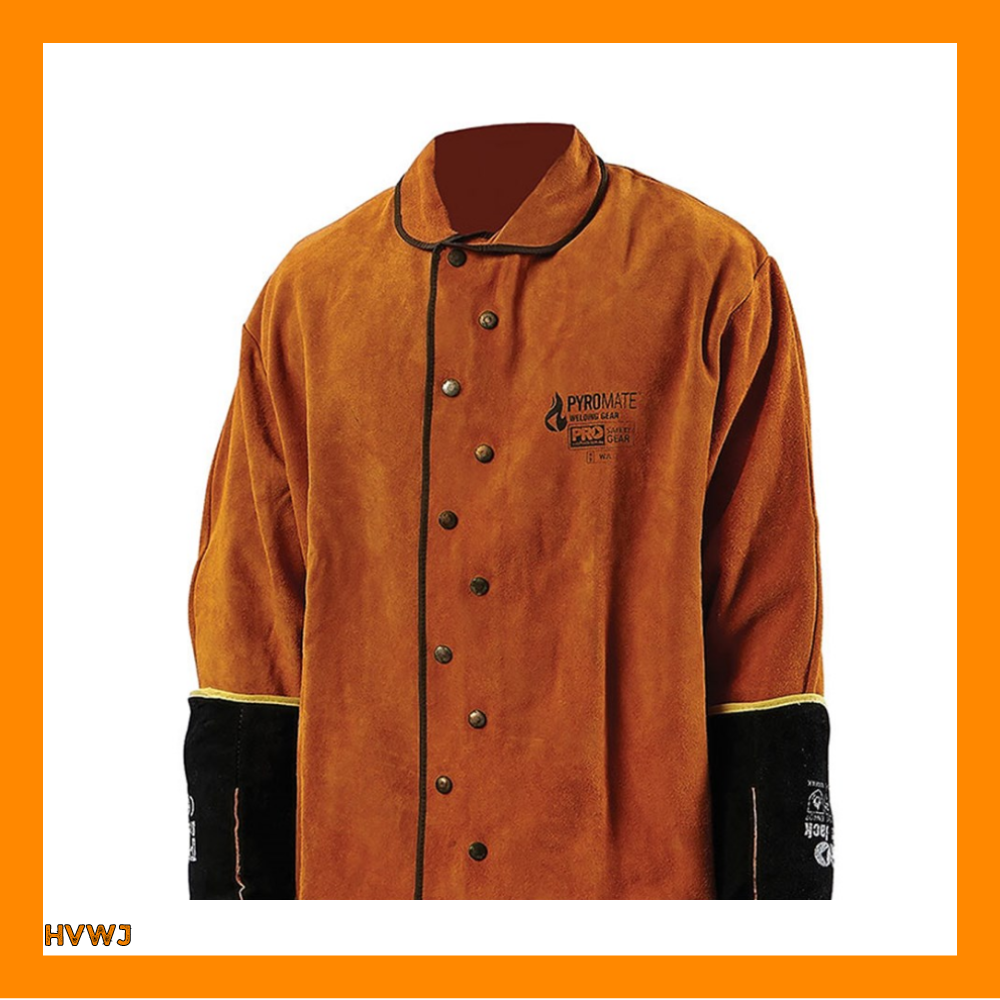 PRO SAFETY - PYROMATE RED WELDERS JACKET – HVWH